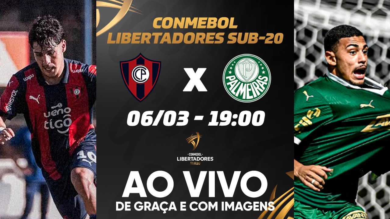 Cerro Porteño x Palmeiras: onde assistir ao jogo pela Copa Libertadores Sub-20 - Canal GOAT